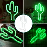 Neon cactus Neon Sign Light Cactus Shape for Kids Gifts,Green LED for ...