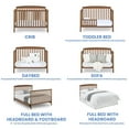 Delta Children Hanover 6-in-1 Convertible Baby Crib, Chestnut - Walmart.com