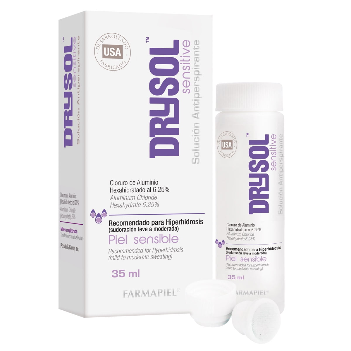 Drysol Sensitive 35ml Farmapiel Antiperspirante para hombres y mujeres ...