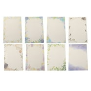 "Floral Decorative Stationery Set - 8.5"" x 11"" Letter Writing Paper ...