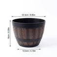 2026 Whiskey Barrel Planter, Resin Whiskey Planter Pot, Wine Barrel ...