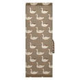 Cartoon Goose Pattern Door Curtain Sheer Privacy Light Filtering Window ...
