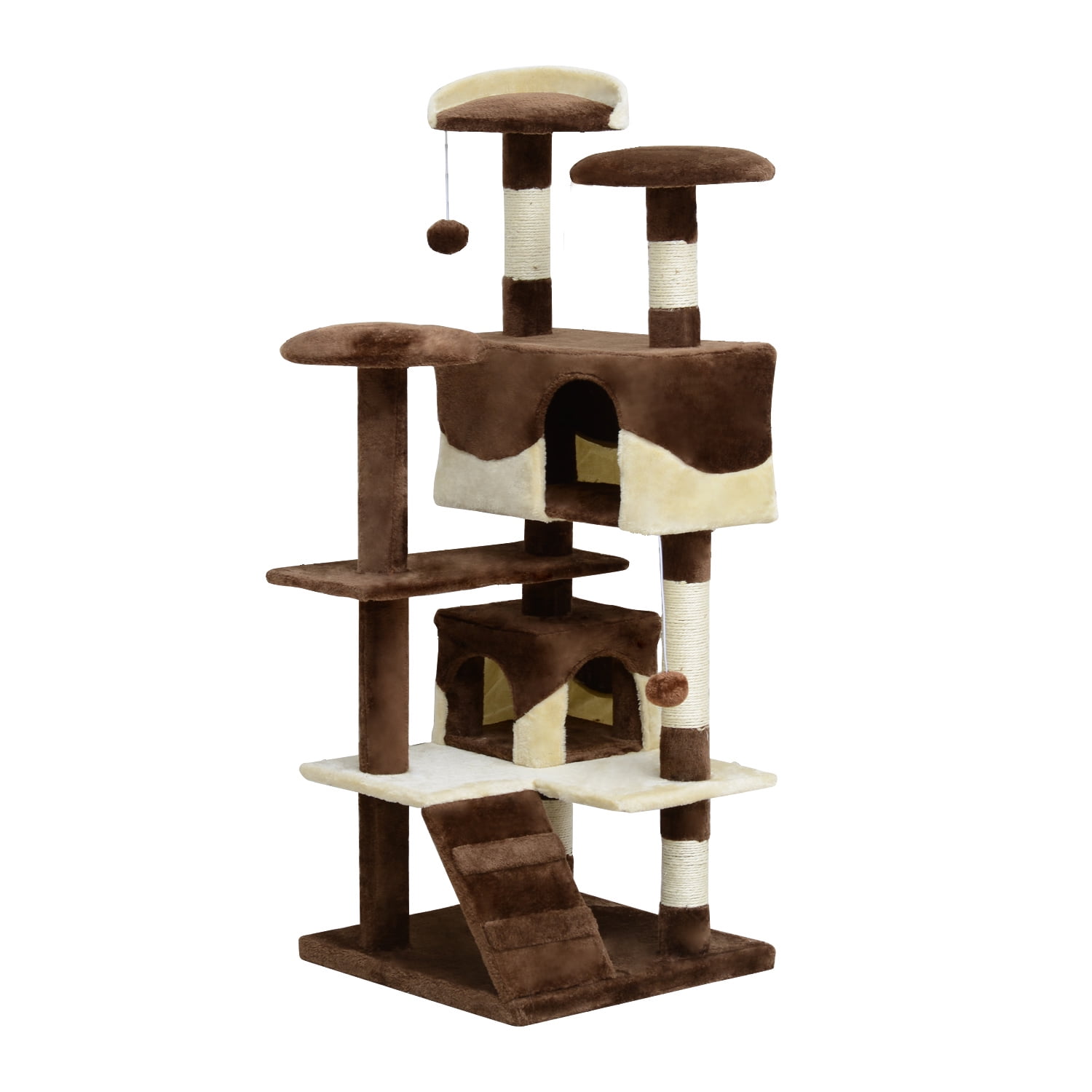 Click here for Pawhut 53 Cat Tree Tower  Large Cat Condo Furnitur... prices