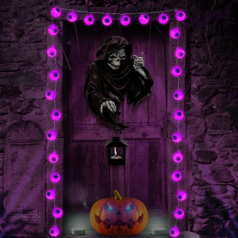 LingStar Halloween Eyeball String Lights with 30 LED Eyeballs Twinkle ...