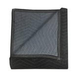 uBoxes Woven Black and Grey Extra Performance Moving Blankets Poly ...