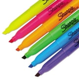 Sharpie Pocket Highlighters, Chisel Tip, Assorted Fluorescent Colors ...
