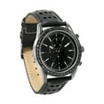 George Men's 42mm Gunmetal Case Analog Watch, Round 42mm Quartz ...