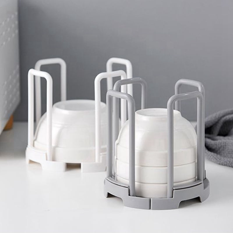 Stackable Kitchen Cup Holder Drain Rack Retractable Drainer Storage ...