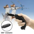 MANNYA Thumb Bow Release Grip, Archery Handheld Thumb Finger Caliper ...