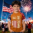 American Flag Shirt for Boys Classic Regular Fit 250 Anniversary T ...