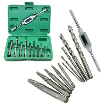 12 Piece Easy Out Small to Large Screw Extractor Kit Set Easy Out Screw ...