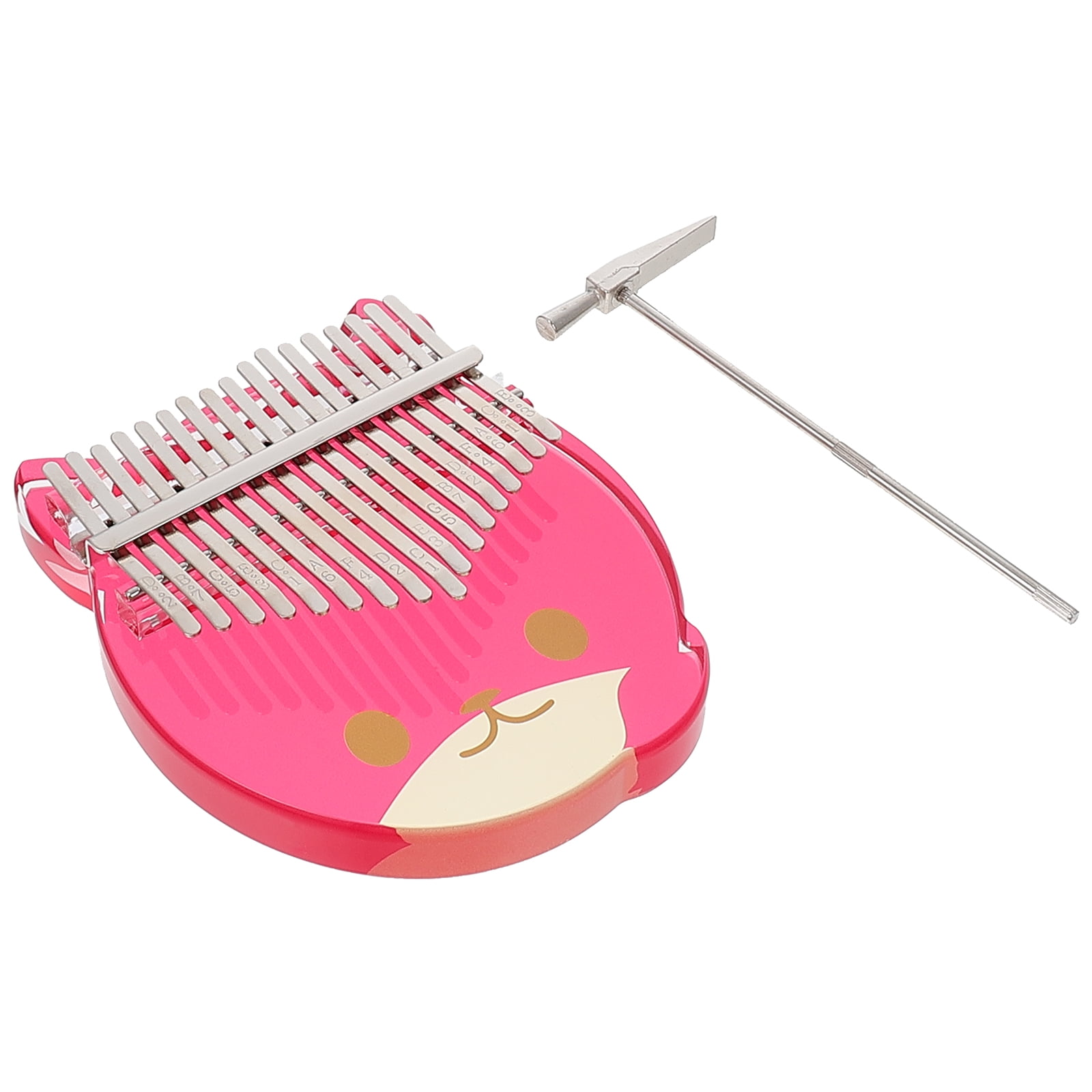 1 Set Thumb Piano Portable Kalimba 17 Keys Hand Piano Musical ...