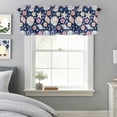Curtain Valance for Windows, Ocean Starfish Shell Conch Pearl Kitchen ...