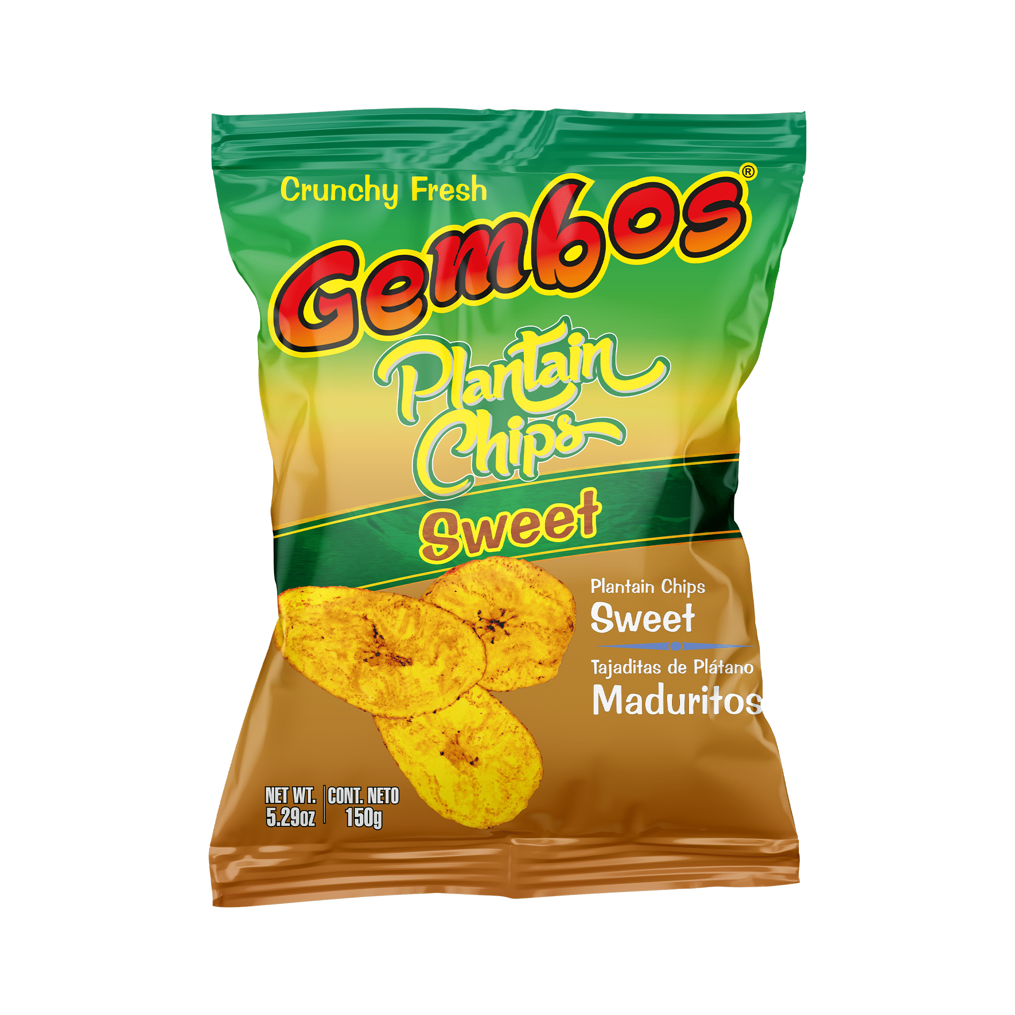 Gembos Plantain Chips Sweet/Maduro 24-Pack - Walmart.com