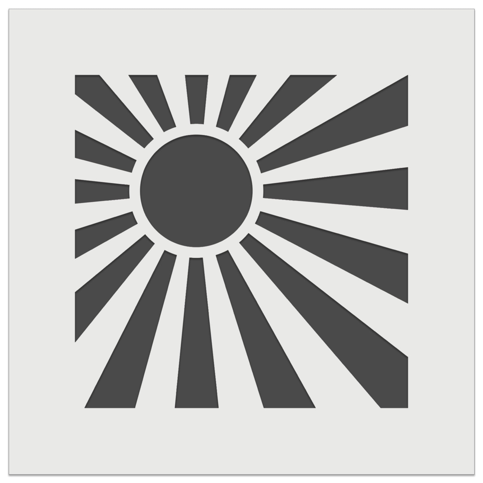 Shining Sun Rays DIY Cookie Wall Craft Stencil - 9.0 Inch - Walmart.com