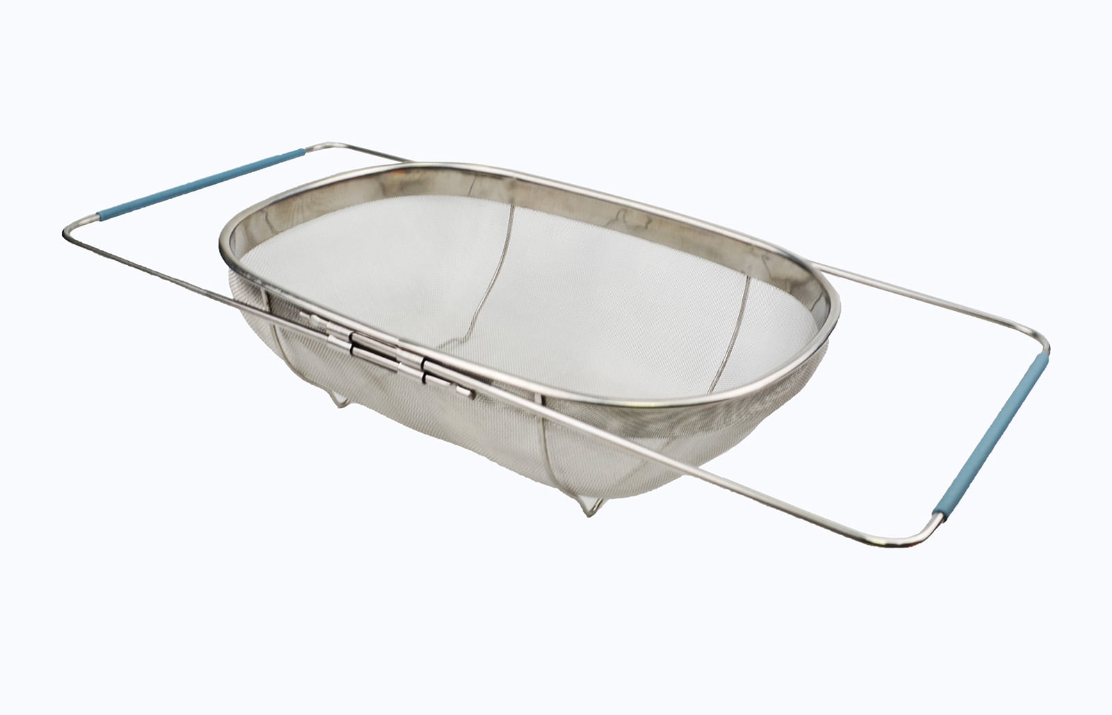 SAMMART Expandable Over The Sink Oval Colander / Mesh Strainer Basket ...