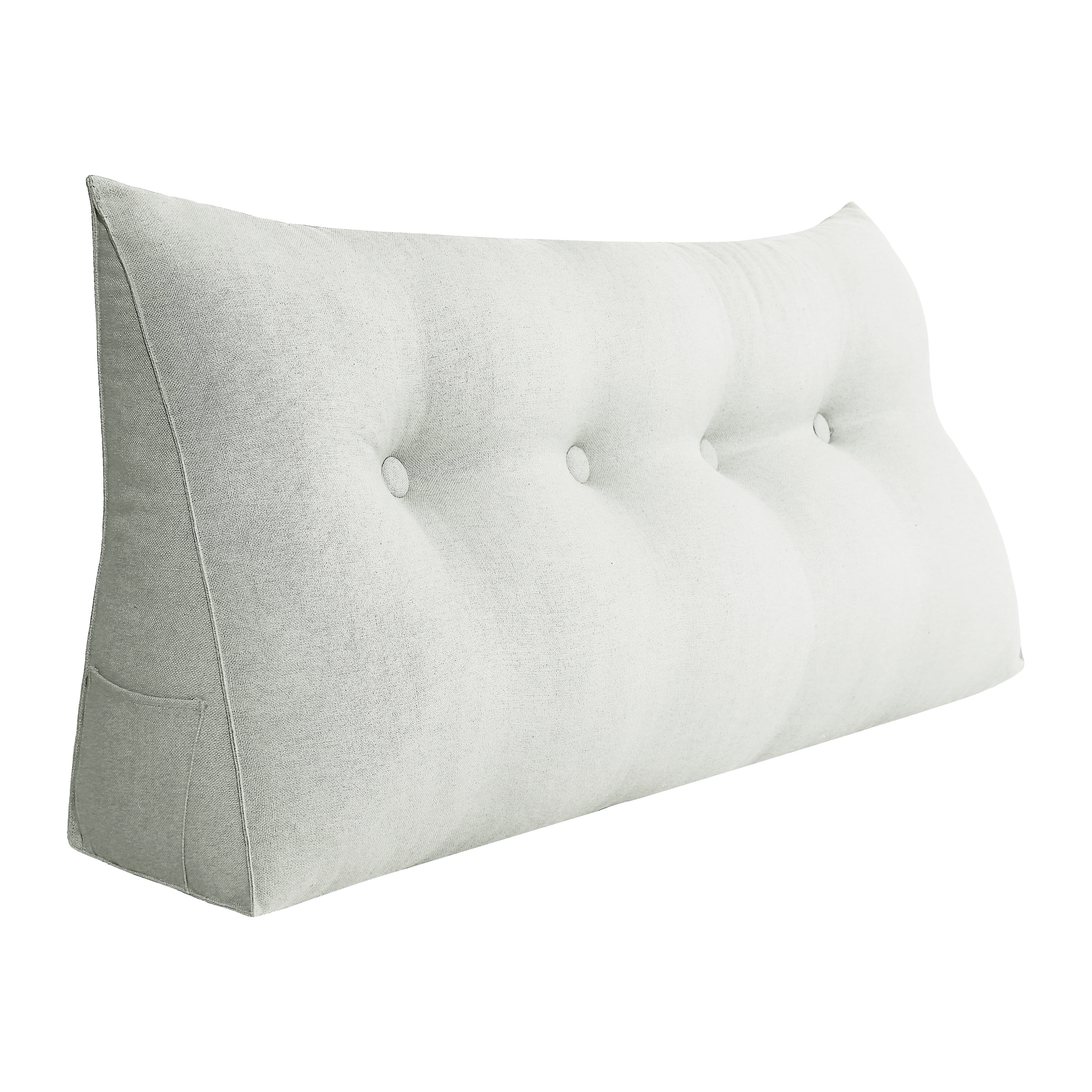 WOWMAX Sofa Daybed Large Filled Triangular Wedge Cushion Bed Backrest ...