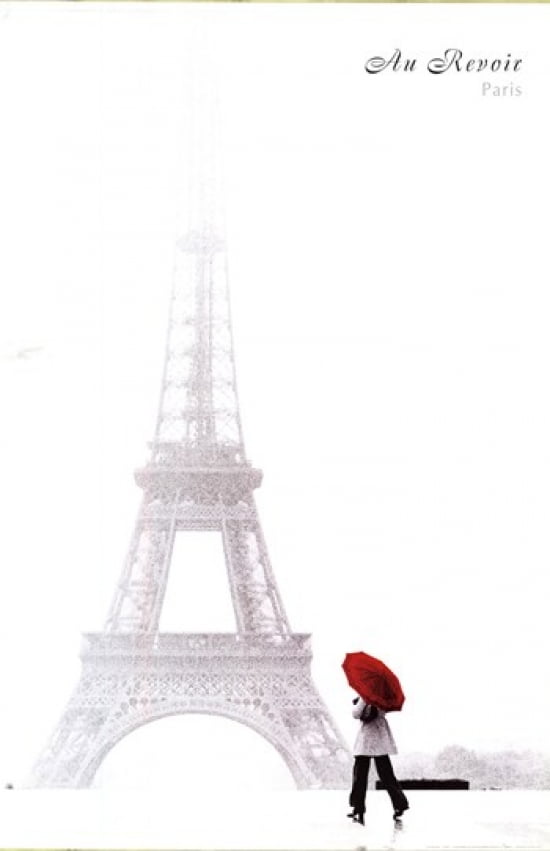 Au Revoir - Paris Poster (24 x 36) - Walmart.com