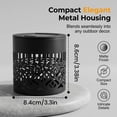 Solar Mandala Lights Outdoor, 7-Color Changing Projector Wall Light ...