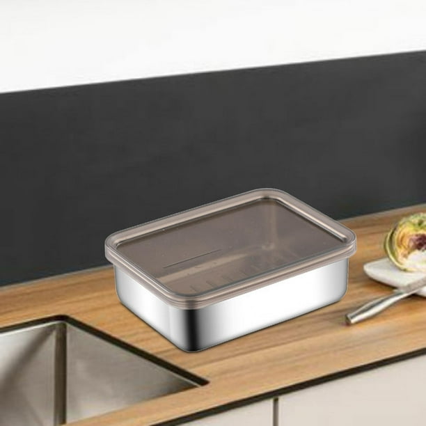 Food Storage Container Metal Meal Prep Containers for Office, Work ...