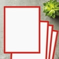 Current Red Frame Patriotic Letter Papers - Set of 25, Stationery, 8 1/ ...