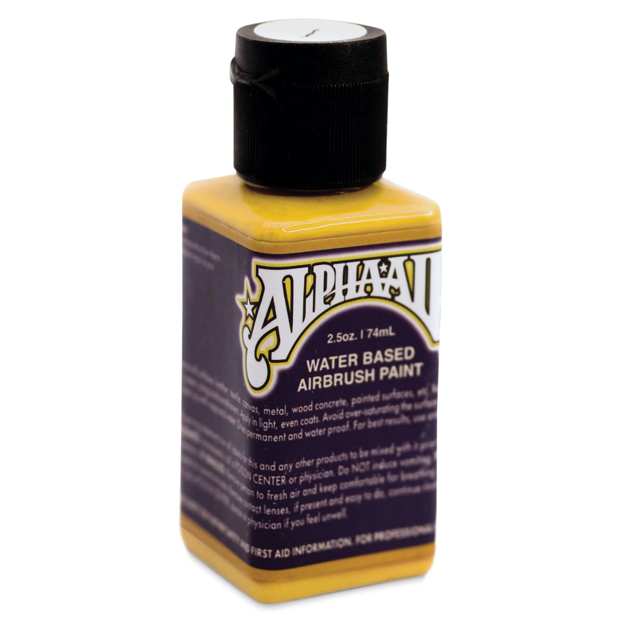 Alpha6 AlphaAir Airbrush Ready Paint - Dark Yellow, 2.5 oz, Bottle ...