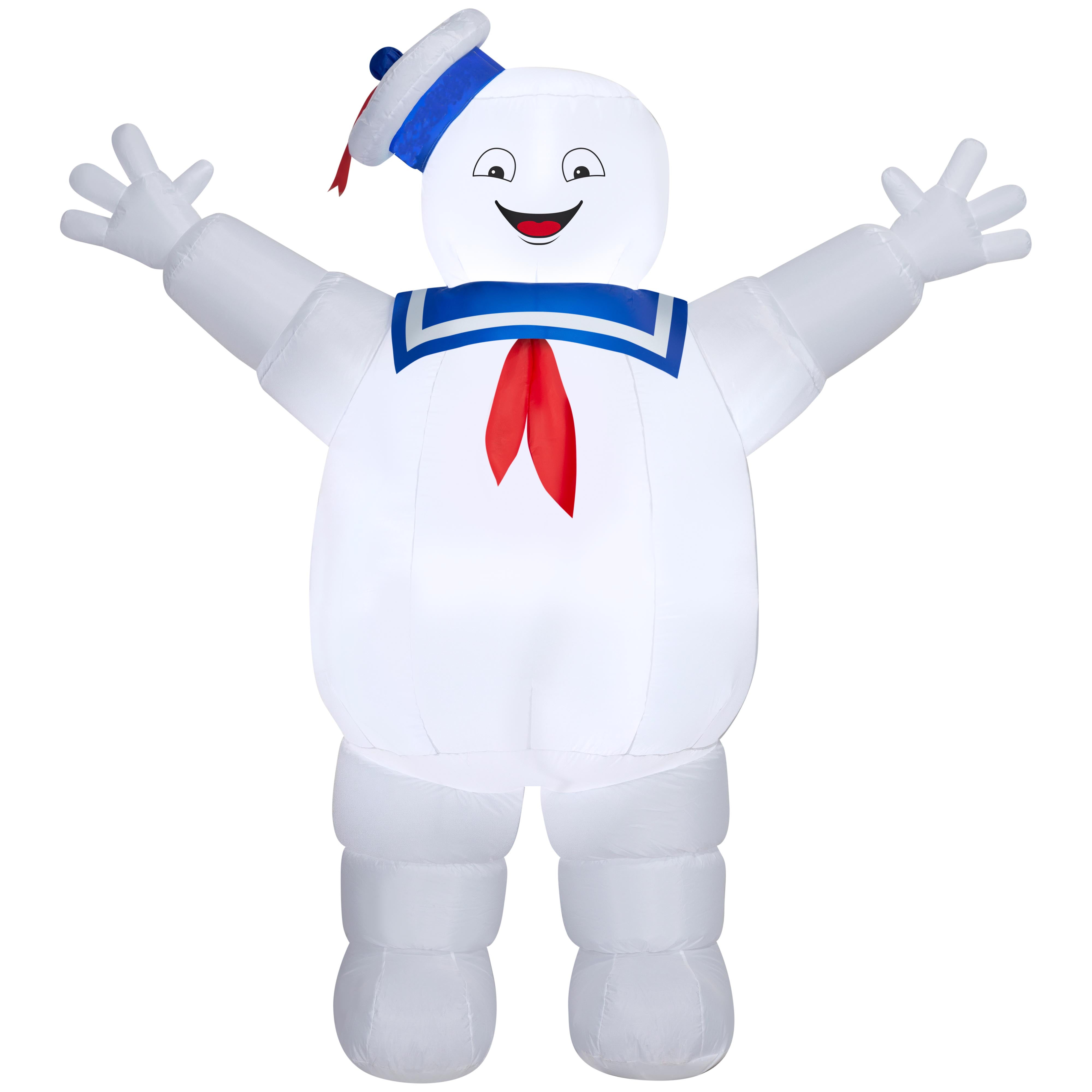 7' Gemmy Airblown Giant Ghostbusters Stay Puft Marshmallow Man Yard ...
