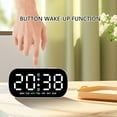 LED Clock with Temperature Week Calendar,Display Modern Digital Clock 2 ...