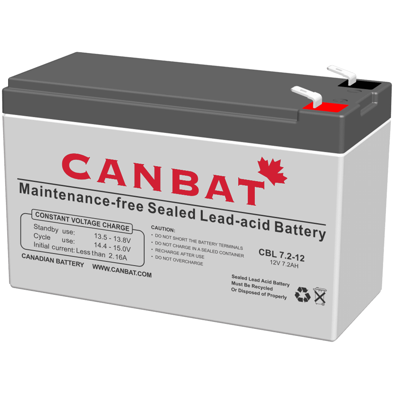 Click here for Canbat 12v 7.2ah Sla Battery (Agm) prices