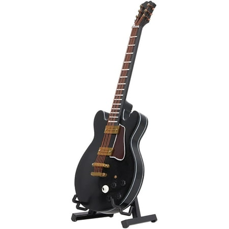 Miniature Guitar Model, Mini Electric Guitar Model with Stand for Desk ...