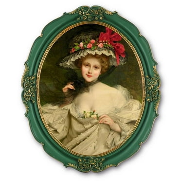 Oval Picture Frame 11x14 Gold Photo Frames Vintage Gallery Wall Decor ...