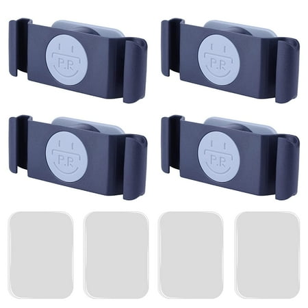 4 Pcs Cable Organizer Clips, Rotating Desktop Cable Organizer Storage ...