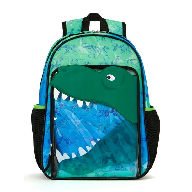 Schoolyard Vibes Dinosaur Boys 17" Ombre Stationary Kids Backpack ...