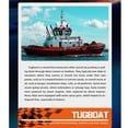 Mini RC Boat, 1/72 RC Tugboat for Adults, 2.4GHz Electric Remote ...