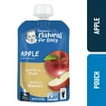 (6 pack) Gerber Stage 2 Baby Food, Apple Puree Pouch 12 ea - Walmart.com