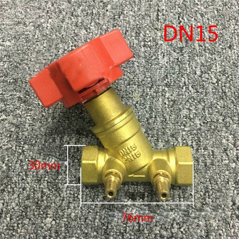 Brass Balancing Valve Regulating Valve 1/2 inch Female Thread - Walmart.com