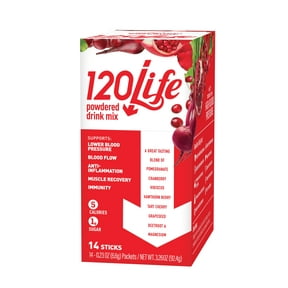 120/Life Powdered Drink Mix, 28 Servings, Superfood Blend for Healthy ...