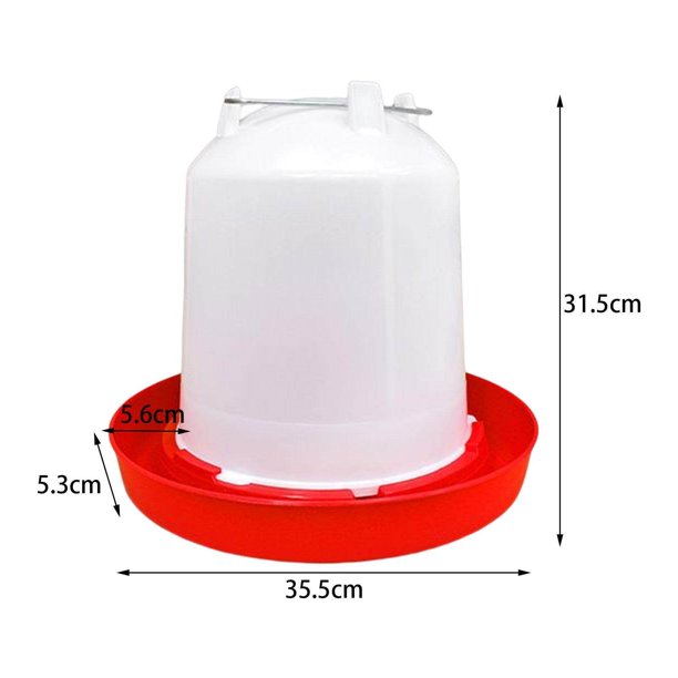 Maoww Automatic Poultry Drinker Waterer Water Container for Backyard ...