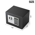 Fireproof Small Safe Box Digital Electronic Security Safe Box with Keys ...