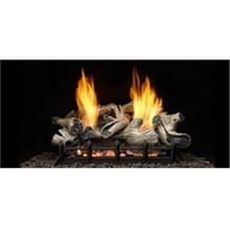 Empire LS24SRAO 24 in. Refractory Fireplace Log Set - 7 Piece - Walmart.com