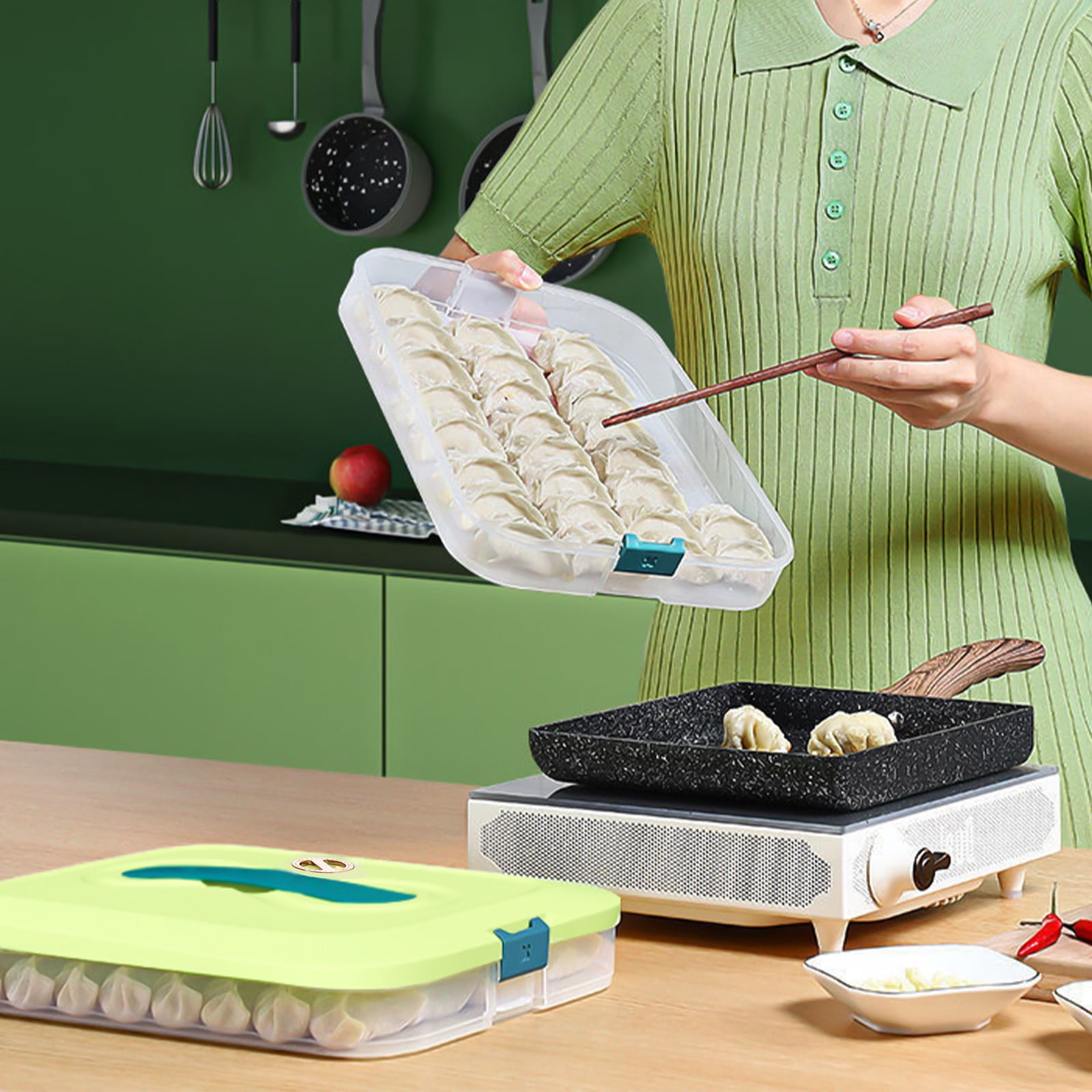 Vikakiooze 2023 Promotion on sale, Double Layer Dumpling Box, Home ...