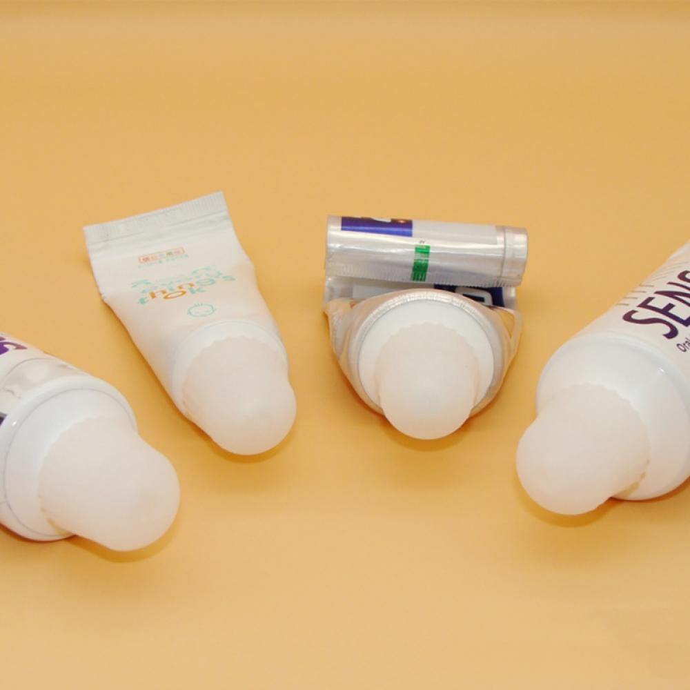 3-Pack Self-Closing Toothpaste Caps for Bathroom Hygiene, Simple ...