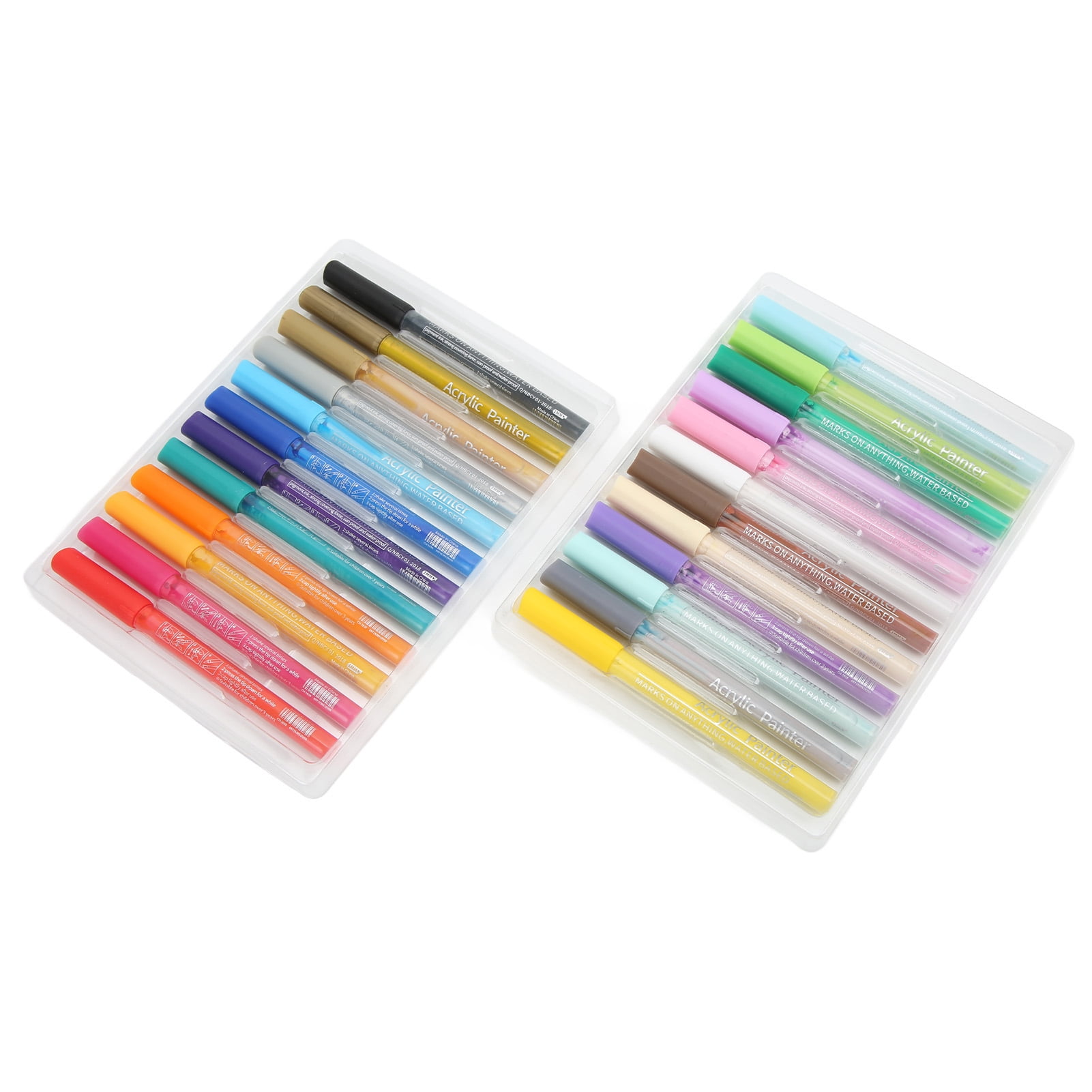 Click here for Ymiko 24 Pcs Acrylic Paint Marker  Multiple Functi... prices