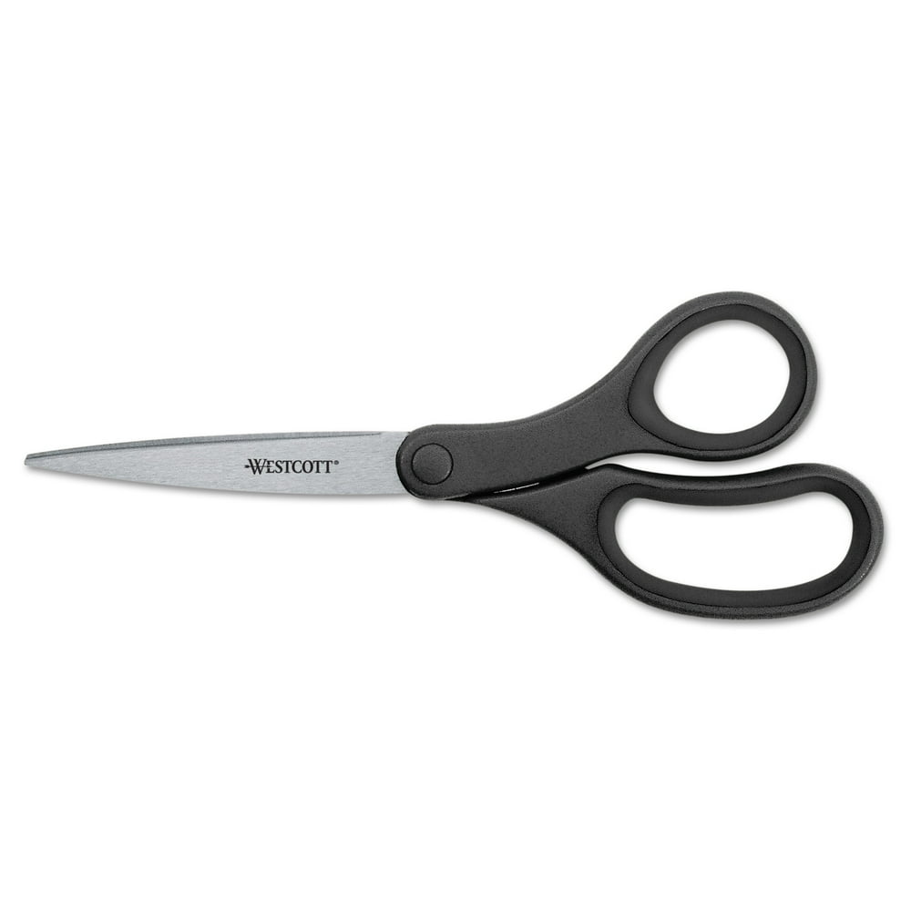 Westcott KleenEarth Basic Plastic Handle Scissors, 9" Long, Pointed ...