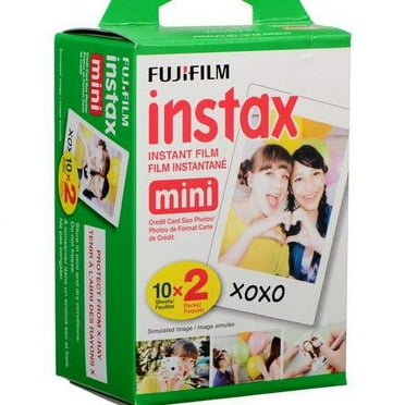Fujifilm Instax Mini Instant Film 2 Pack 20 Sheets, Refill Insta Pics ...