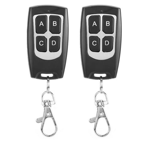 2pcs 433MHZ 4 Button Duplicate Remote Key Remote Control Controls for 4 ...