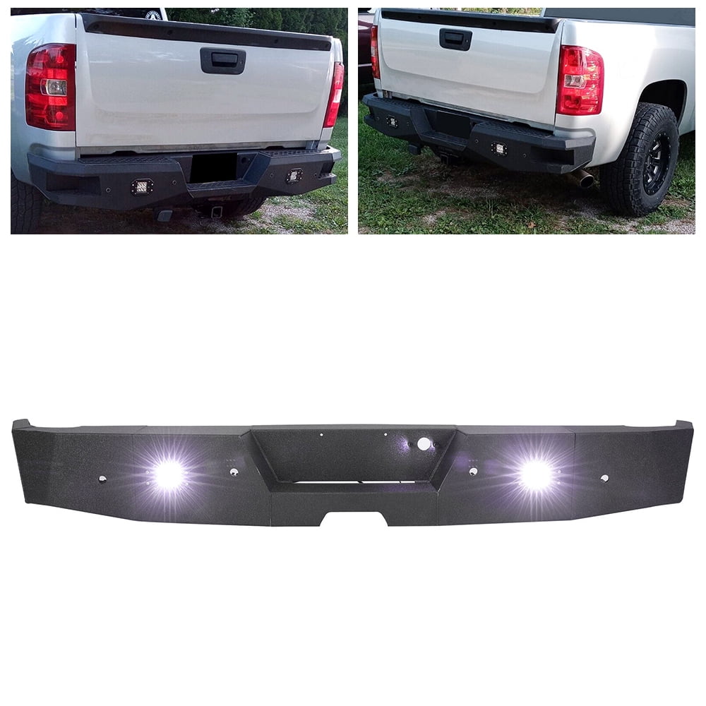 Kojem Off-Road Rear Bumper Heavy Duty for 2007-2018 Chevrolet Silverado ...