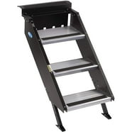 "Lippert Components SolidStep Premium 30""W Steel, Black Aluminum ...