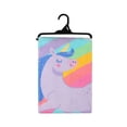 Mainstays Cotton Blend Multi-color Unicorn & Rainbow Beach Towel, 28" x ...
