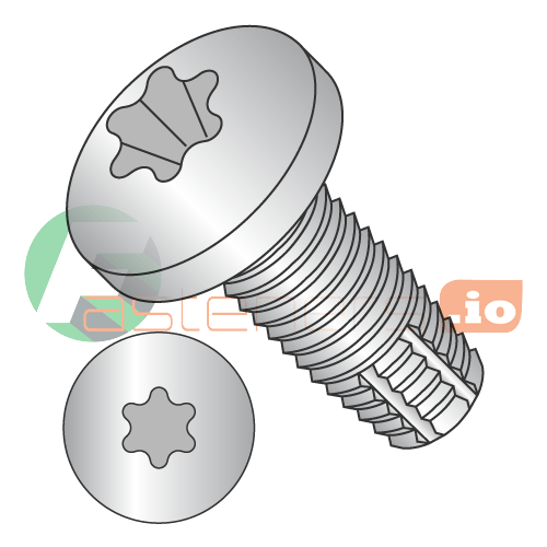 4-40 x 3/8" Type F Thread Cutting Screws / Six-Lobe (Torx) / Pan Head ...